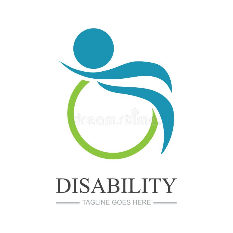 Disability Logo Vector Illustration Design Template Stock Vector ...