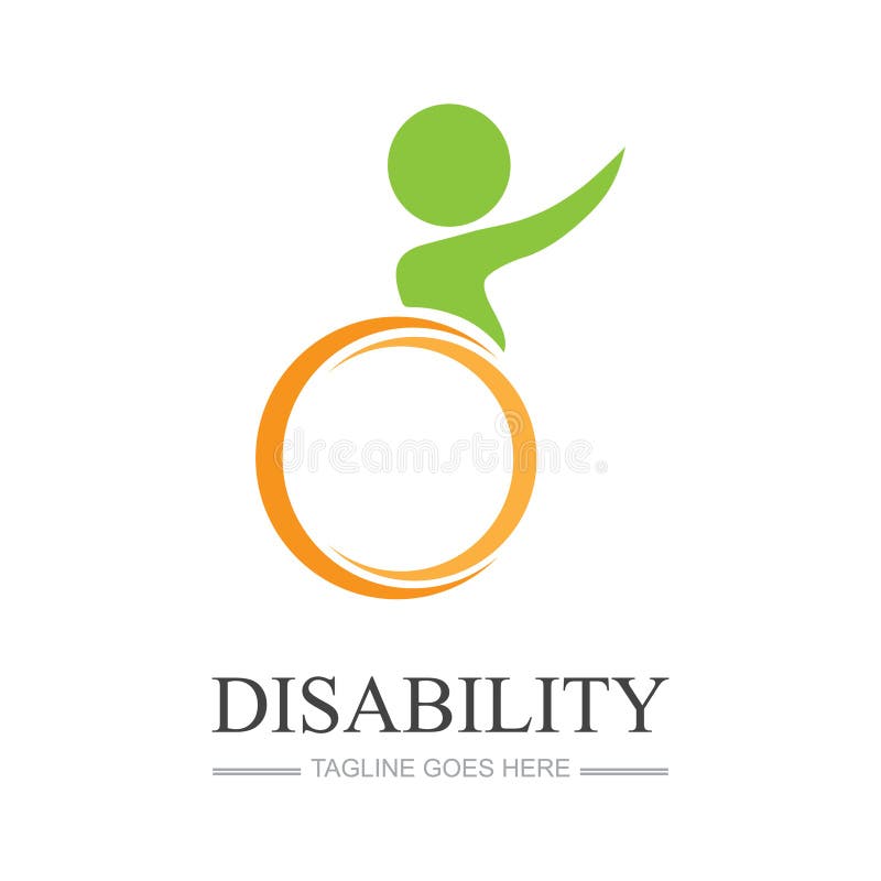 Disability Logo Vector Illustration Design Template Stock Vector ...