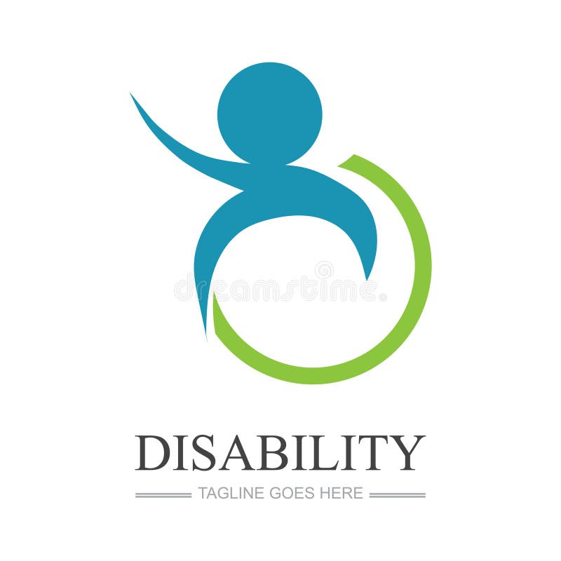 Disability Logo Vector Illustration Design Template Stock Vector ...