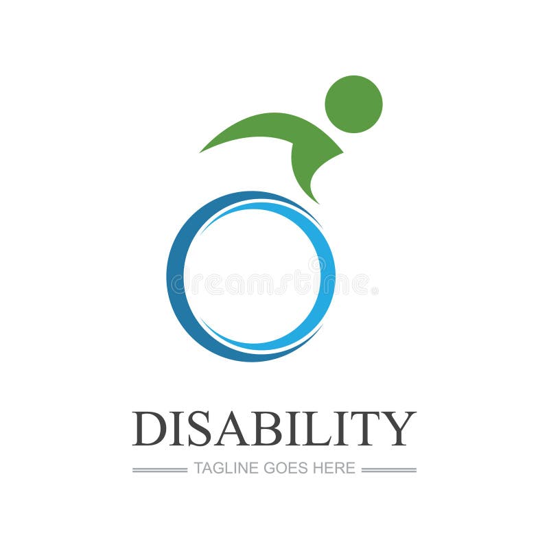 Disability Logo Vector Illustration Design Template Stock Vector ...
