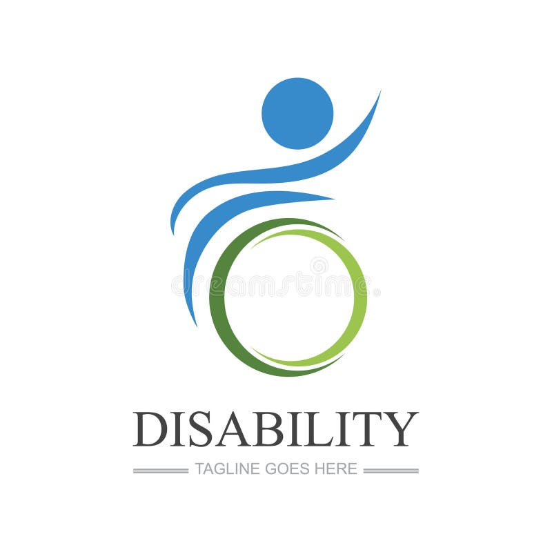 Disability Logo Vector Illustration Design Template Stock Vector ...