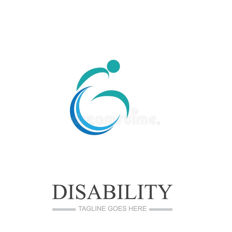Disability Logo Vector Illustration Design Template Stock Vector ...