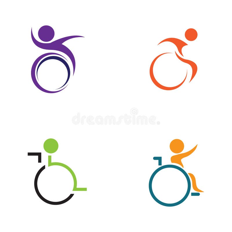 Disability Logo Vector Illustration Design Template Stock Vector ...