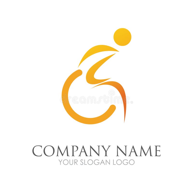 Disability Logo Vector Illustration Design Template - Vector Stock ...