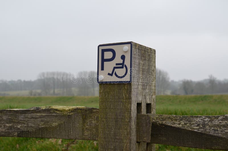 Disability parking sign stock image. Image of notice - 51635297