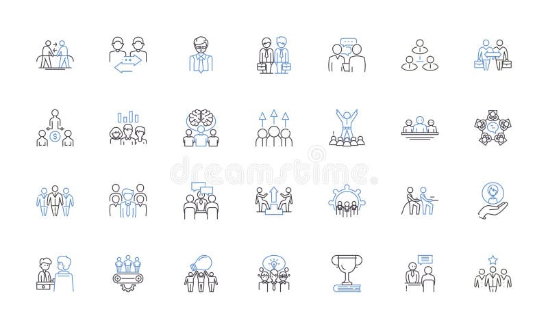 Disability Rights Line Icons Collection. Equality, Accessibility ...