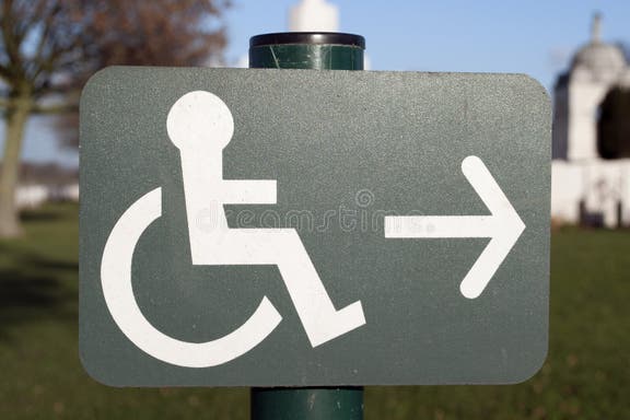 Disability sign stock photo. Image of disabled, safety - 22327430