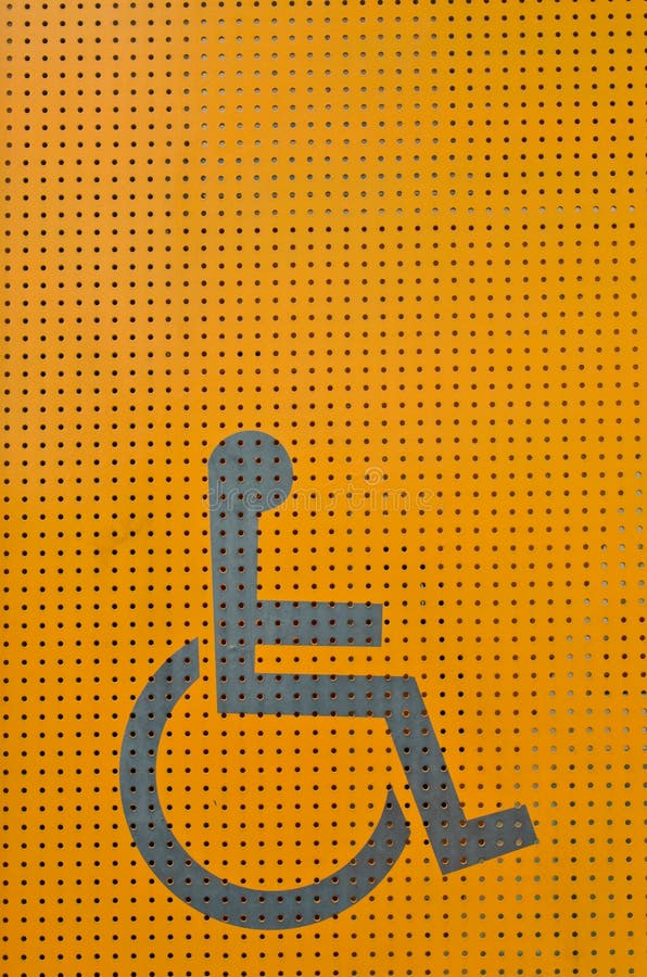 Disability sign stock photo. Image of design, chair, accessible - 27312302