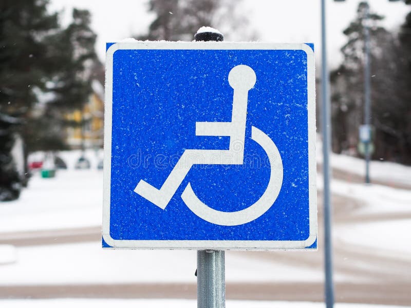 Disability Sign stock image. Image of space, disable - 37048263