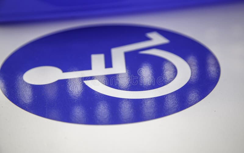 Disability sign for people stock photo. Image of space - 289533598