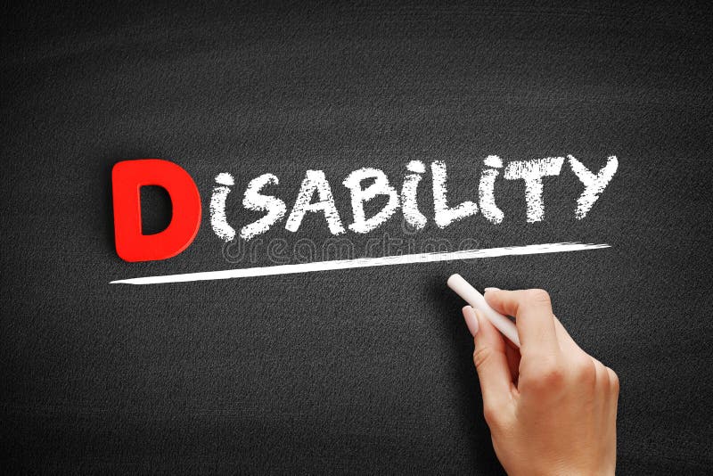 Disability Text with Marker Stock Photo - Image of board, insurance ...