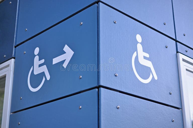 Disable access sign stock photo. Image of access, wall - 27213206