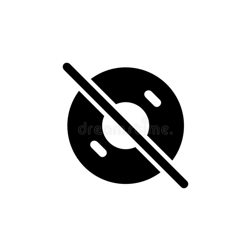 Disable Disc Icon. Perfect for Application, Web, Logo and Presentation ...