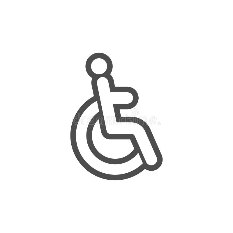 Disable Icon Graphic Design Template Vector Stock Vector - Illustration ...