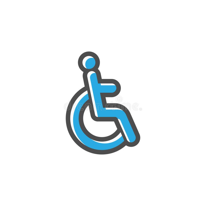 Disable Icon Graphic Design Template Vector Stock Vector - Illustration ...