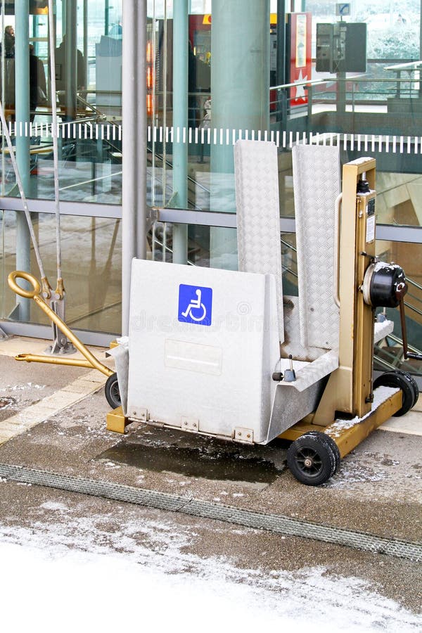 Disable lift stock photo. Image of disabled, transportation - 12714870