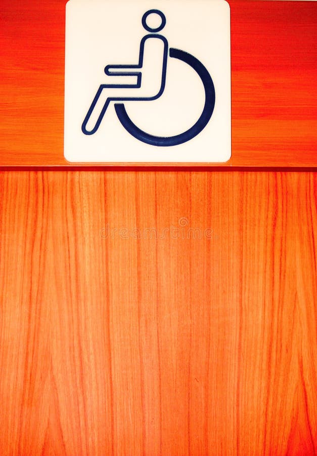 Disable people sign stock photo. Image of challenged - 23896398