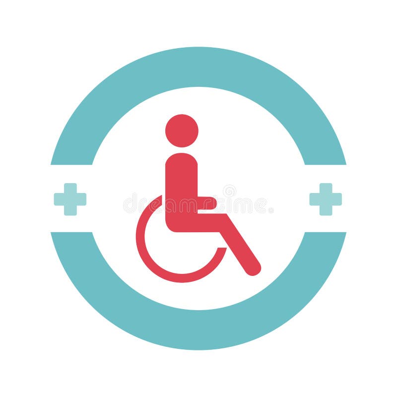 Disable Person in Wheelchair Stock Vector - Illustration of vector ...
