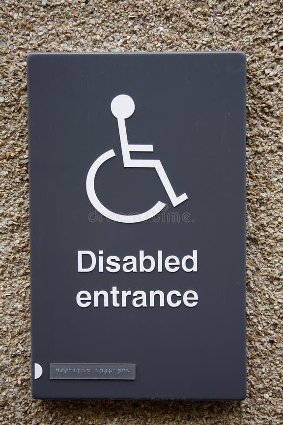 Disable sign stock photo. Image of disable, highway, person - 6243968