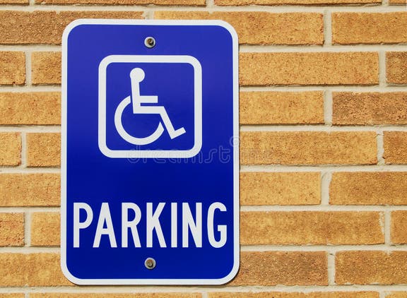 Disable sign post stock photo. Image of blue, metal, support - 18922530