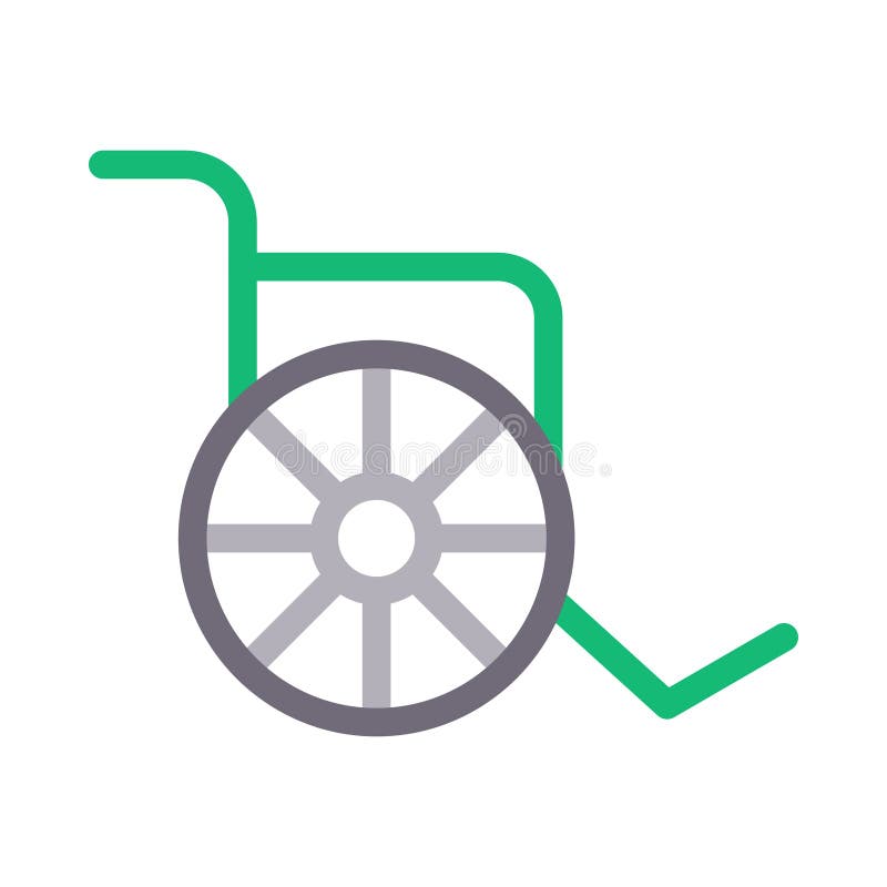 Disable Vector Color Line Icon Stock Vector - Illustration of human ...