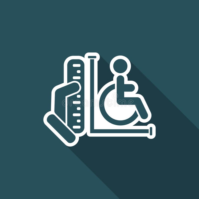 Disabled access area stock vector. Illustration of medical - 118517229