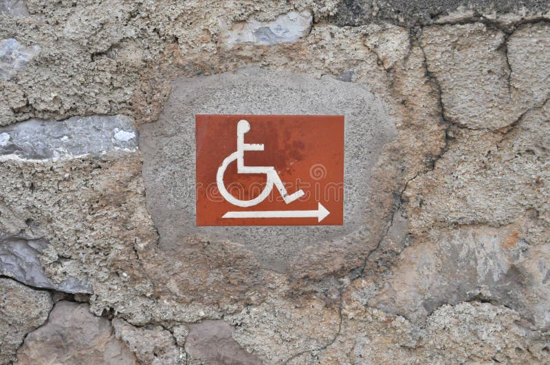 Disabled access sign stock photo. Image of architecture - 101949248