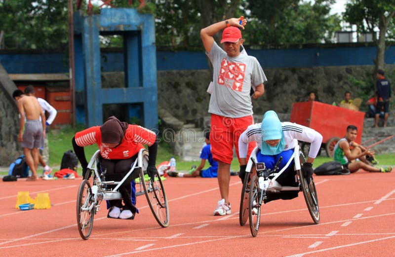 Disabled athletes editorial photography. Image of stadium - 50801362