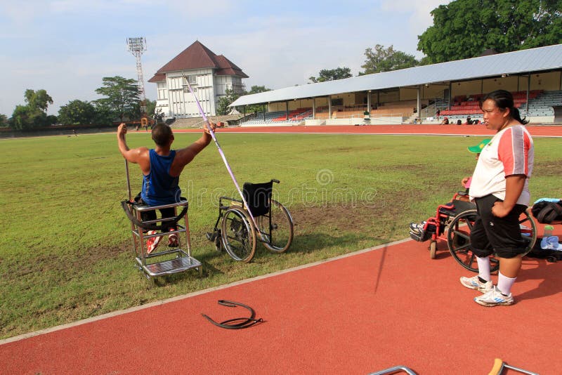 Disabled athletes editorial photo. Image of sport, java - 50197191