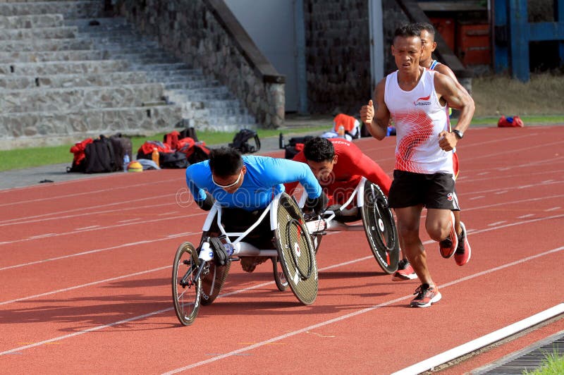 Disabled athletes editorial photography. Image of java - 52048092