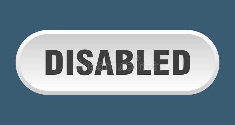 Disabled Button Stock Illustrations – 3,484 Disabled Button Stock ...