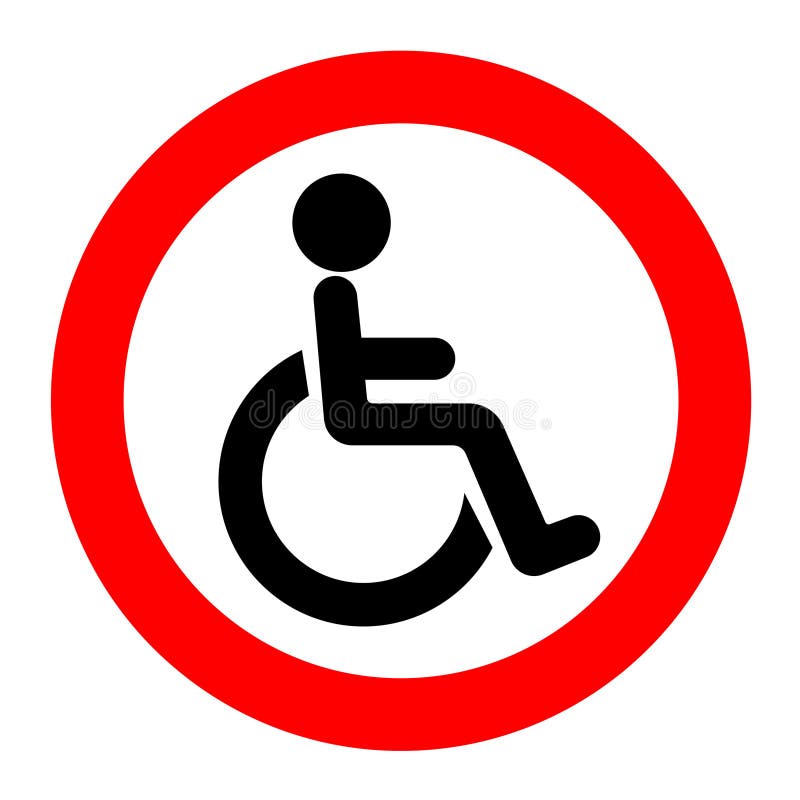 Disabled Handicap Sign Symbol Stock Illustrations – 7,738 Disabled ...