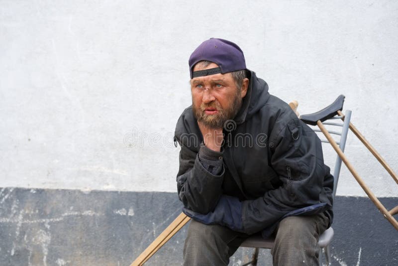 Homeless man stock photo. Image of adult, human, hopeless - 9312128