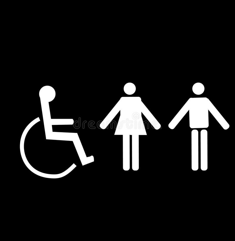 Disabled icon stock vector. Illustration of wheel, danger - 295625613