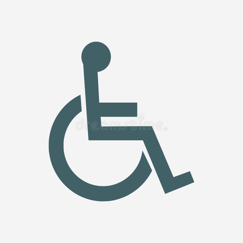 Disabled icon stock illustration. Illustration of help - 79143589
