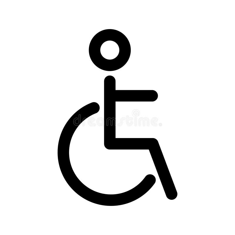 Disabled Icon Vector Design Template Basic RGB Stock Illustration ...