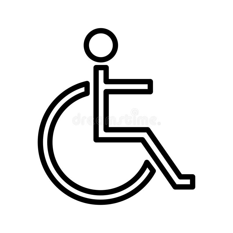 Disabled Icon Vector Design Template Basic RGB Stock Illustration ...