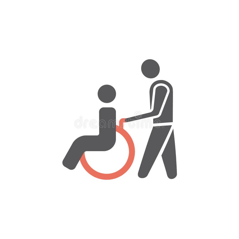 Disabled Icon Vector Sign for Web Graphic. Stock Vector - Illustration ...