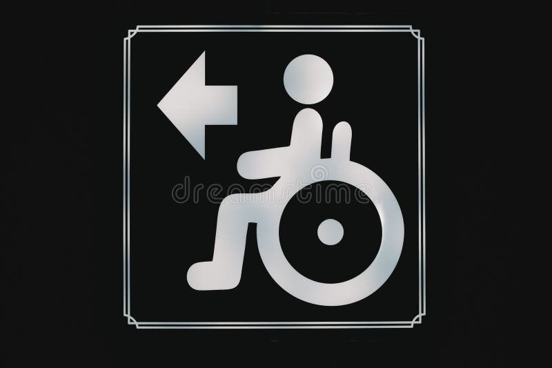 Disabled Icon. Worker Injury and Disability Stock Photo - Image of ...