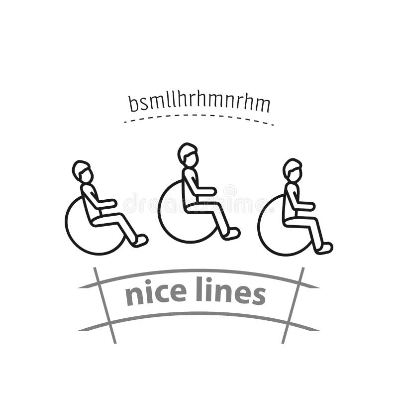 Disabled Isolated Icon. Medicine Design Element Stock Vector ...