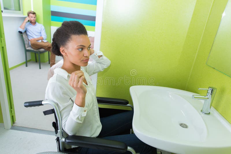 Wheelchair Waiting Bathroom Stock Photos - Free & Royalty-Free Stock ...