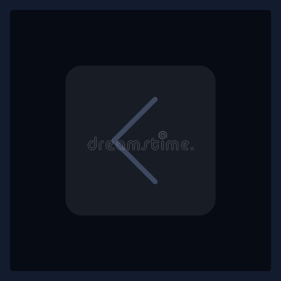 Disabled Left Arrow Button UI Element Template Stock Vector - Illustration of admin, website ...