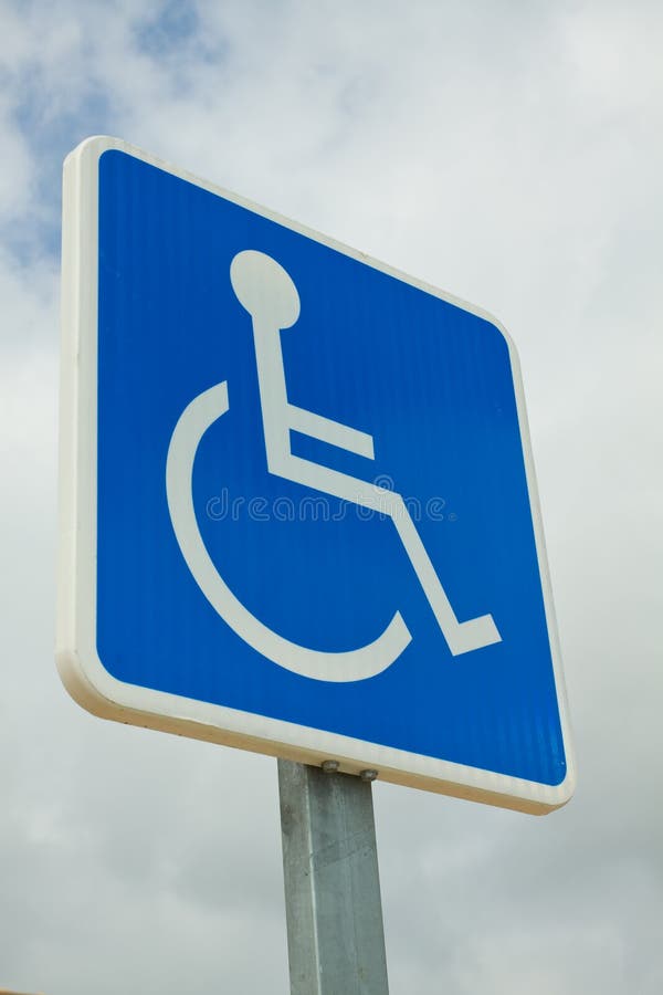 Disabled Parking Bay Sign stock image. Image of disabled - 20137567