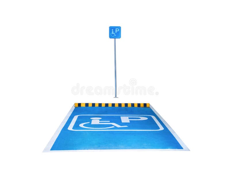 Path for the Disabled Road Signs for Disabled People Stock Image ...
