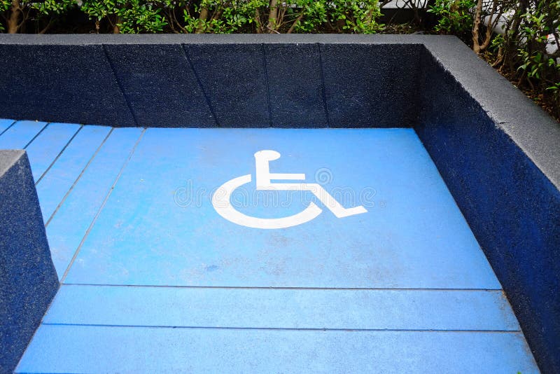 Disabled Pathway stock image. Image of public, sign, path - 25929181