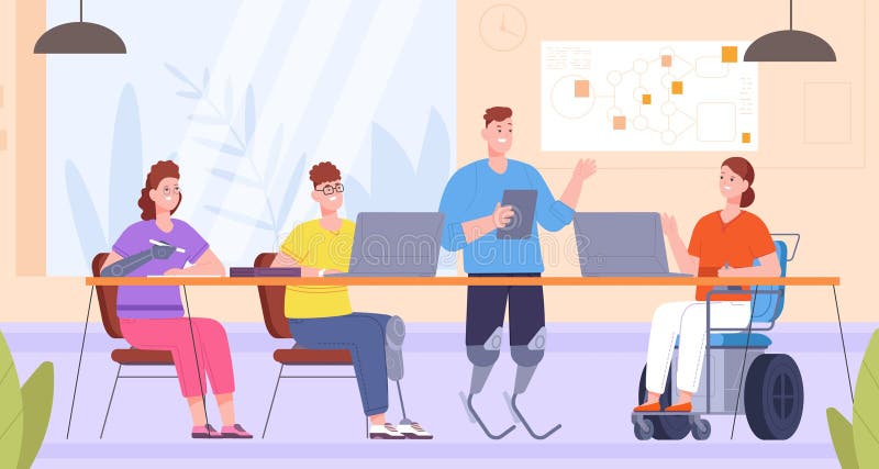 Disabled People at Work. Inclusion Diversity Employment, Disabilities ...