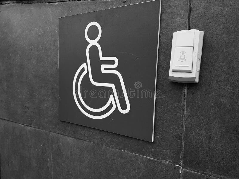 Disabled Ramp - Help Call Button Stock Photo - Image of access ...