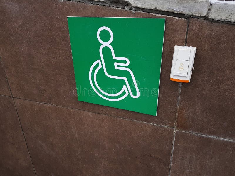 Disabled Ramp - Help Call Button Stock Image - Image of traffic ...