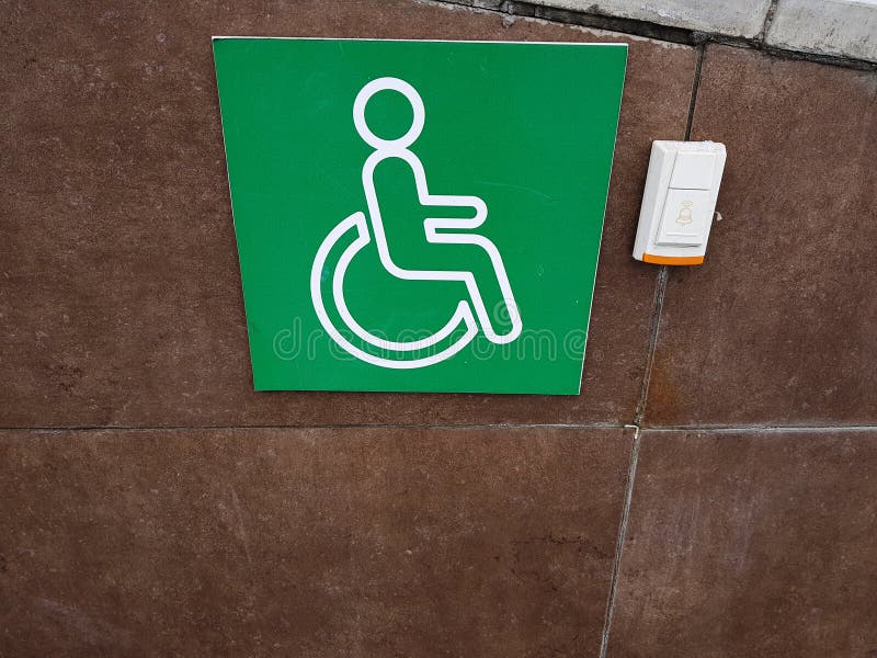 Disabled Ramp - Help Call Button Stock Image - Image of medical ...