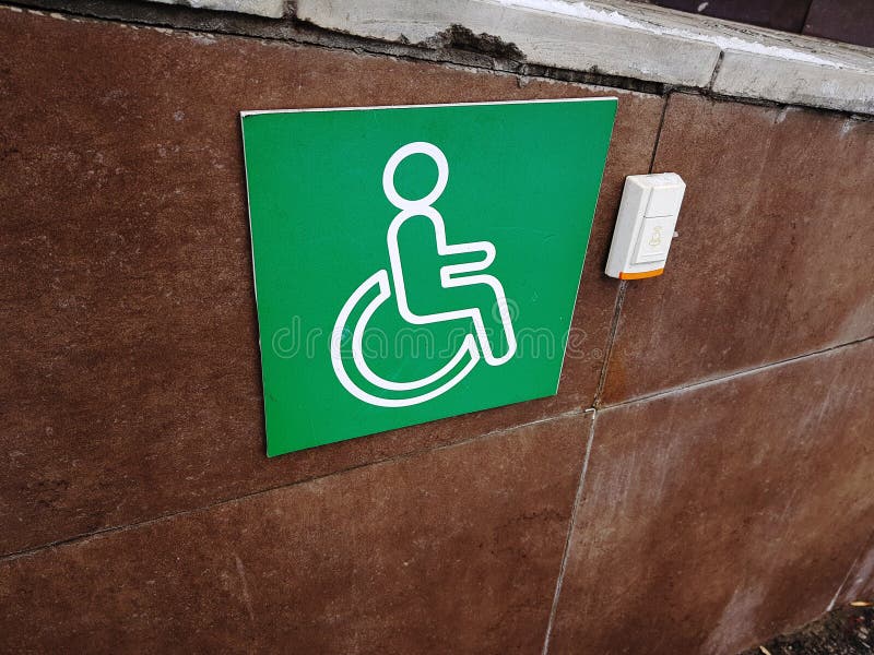 Disabled Ramp - Help Call Button Stock Image - Image of help, invalid ...